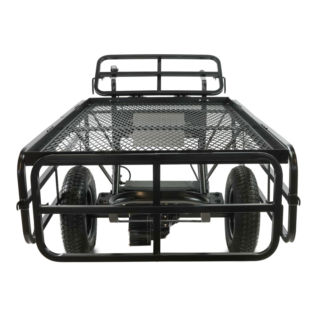 Electric Powered Farm Utility Cart 350 LBS Capacity with Metal Mesh ...